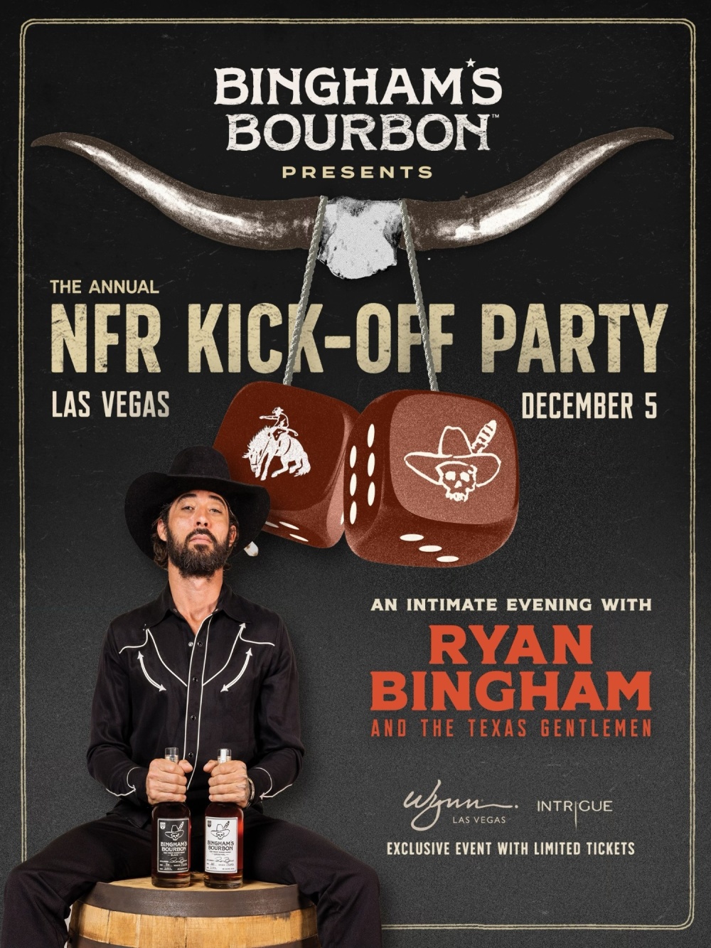 Bingham's Bourbon Annual NFR KICK-OFF PARTY - Event - Wynn Nightlife
