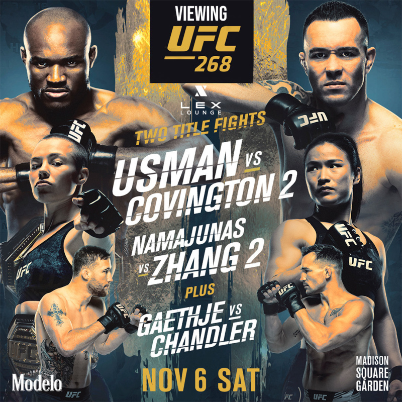 UFC 268 Viewing Party | Lex Nightclub