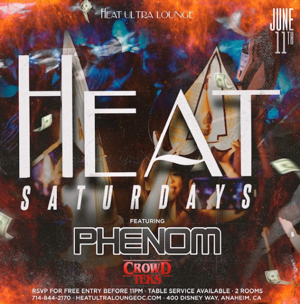 Heat Saturdays W/ DJ Phenom | Heat Nightclub
