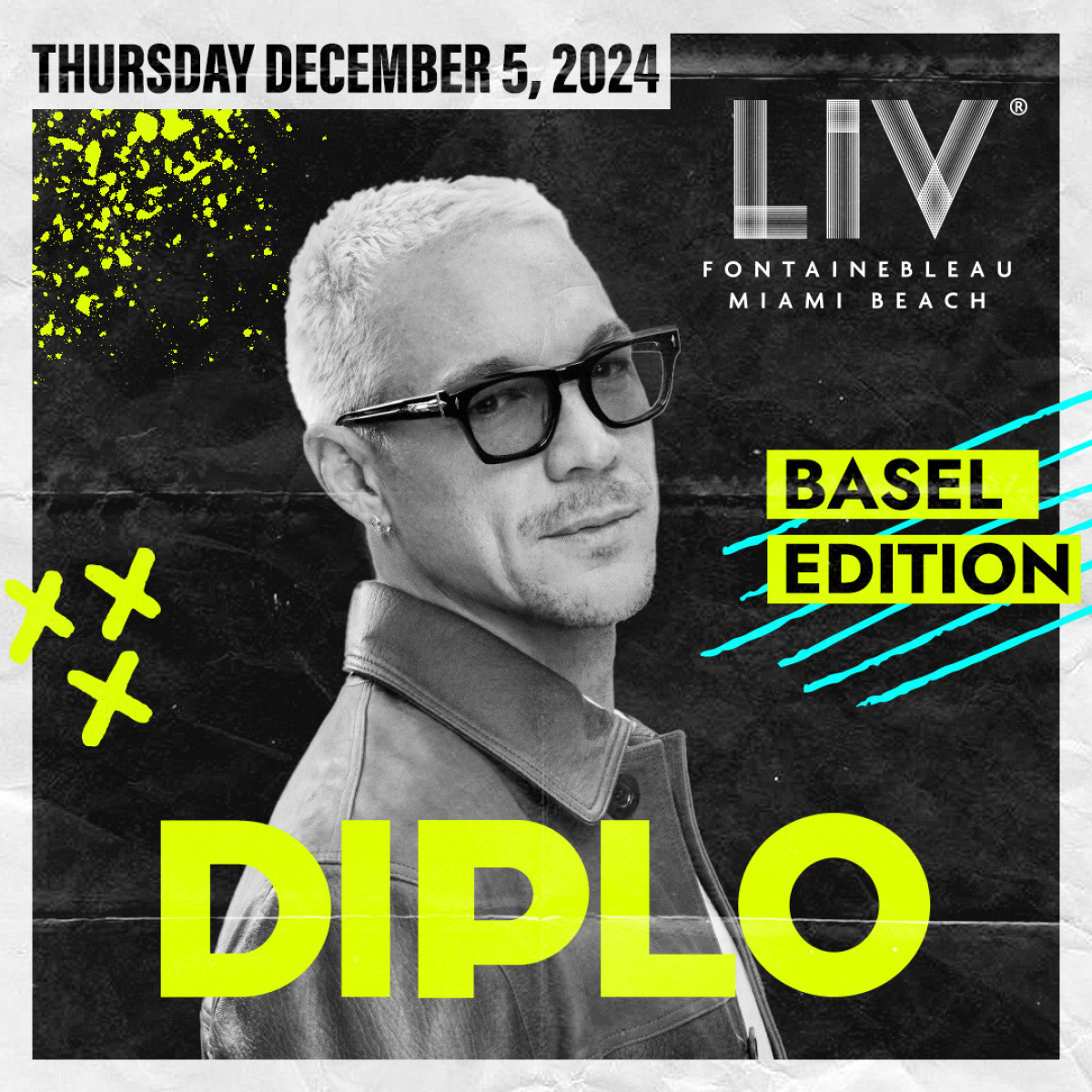 Diplo - Basel Edition at LIV Nightclub Miami, Thu, Dec 5