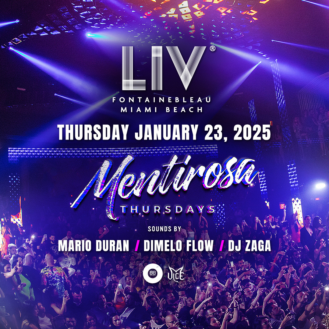 Mentirosa Thursday at LIV Nightclub Miami, Thu, Jan 23