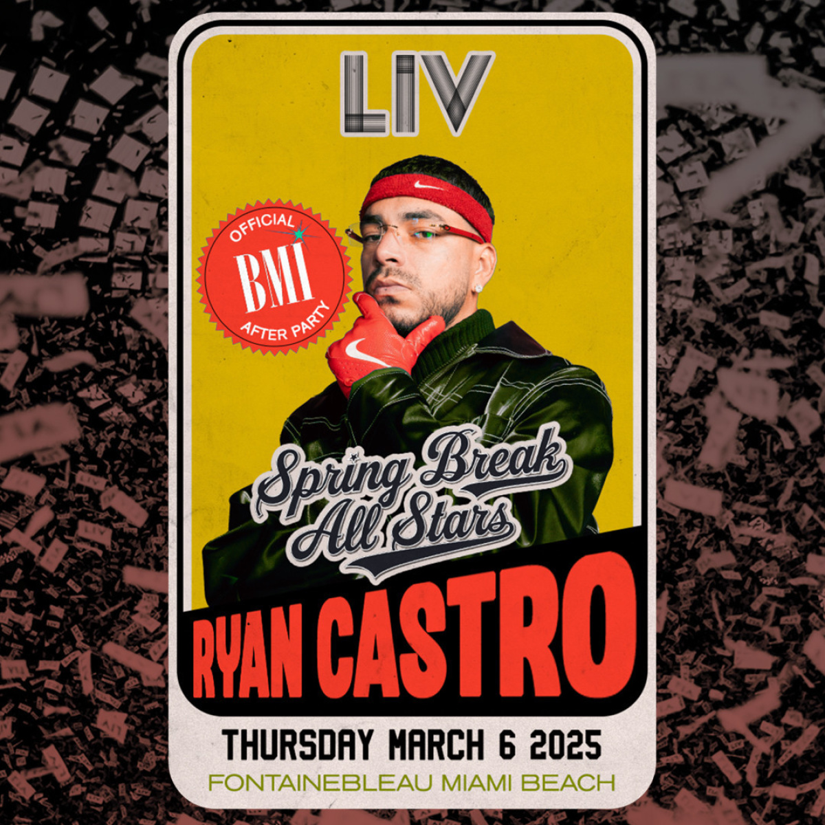 Ryan Castro at LIV Nightclub Miami, Thu, Mar 6