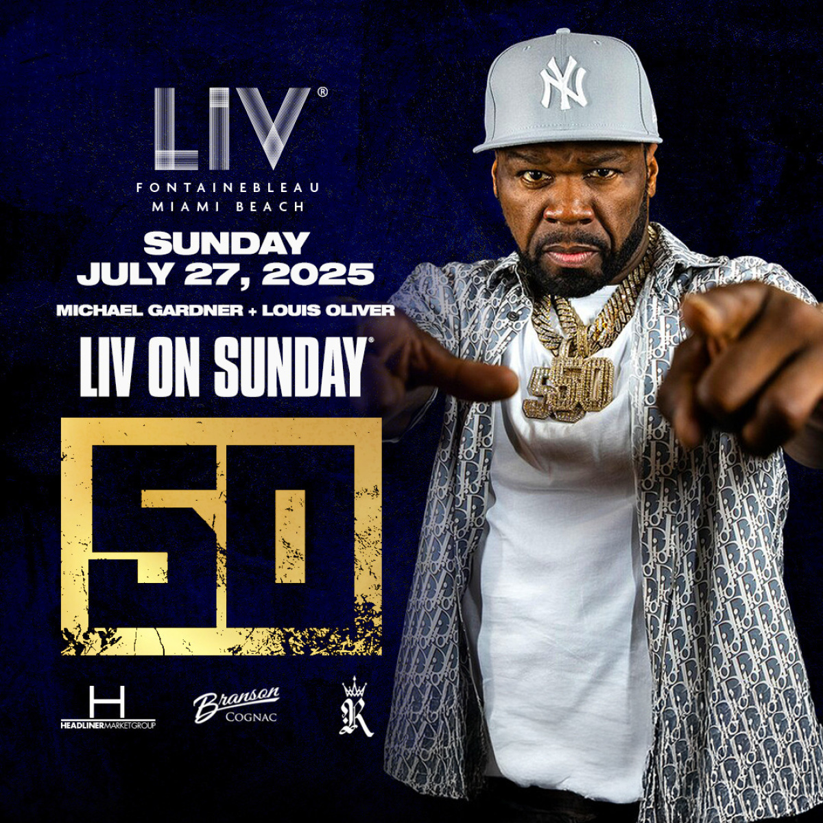50 Cent at LIV Nightclub Miami, Sun, Jul 27