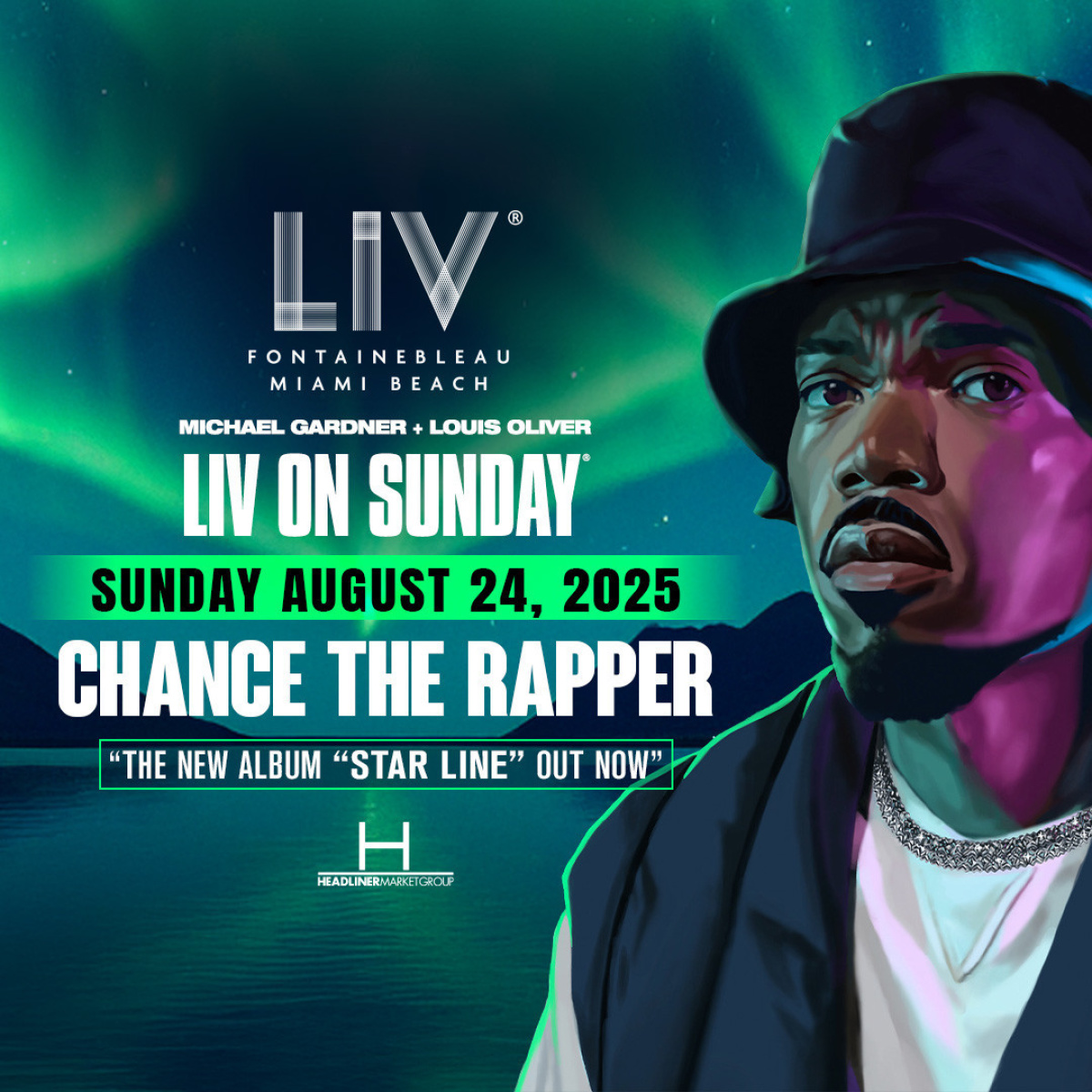 Chance The Rapper at LIV Nightclub Miami, Sun, Aug 24