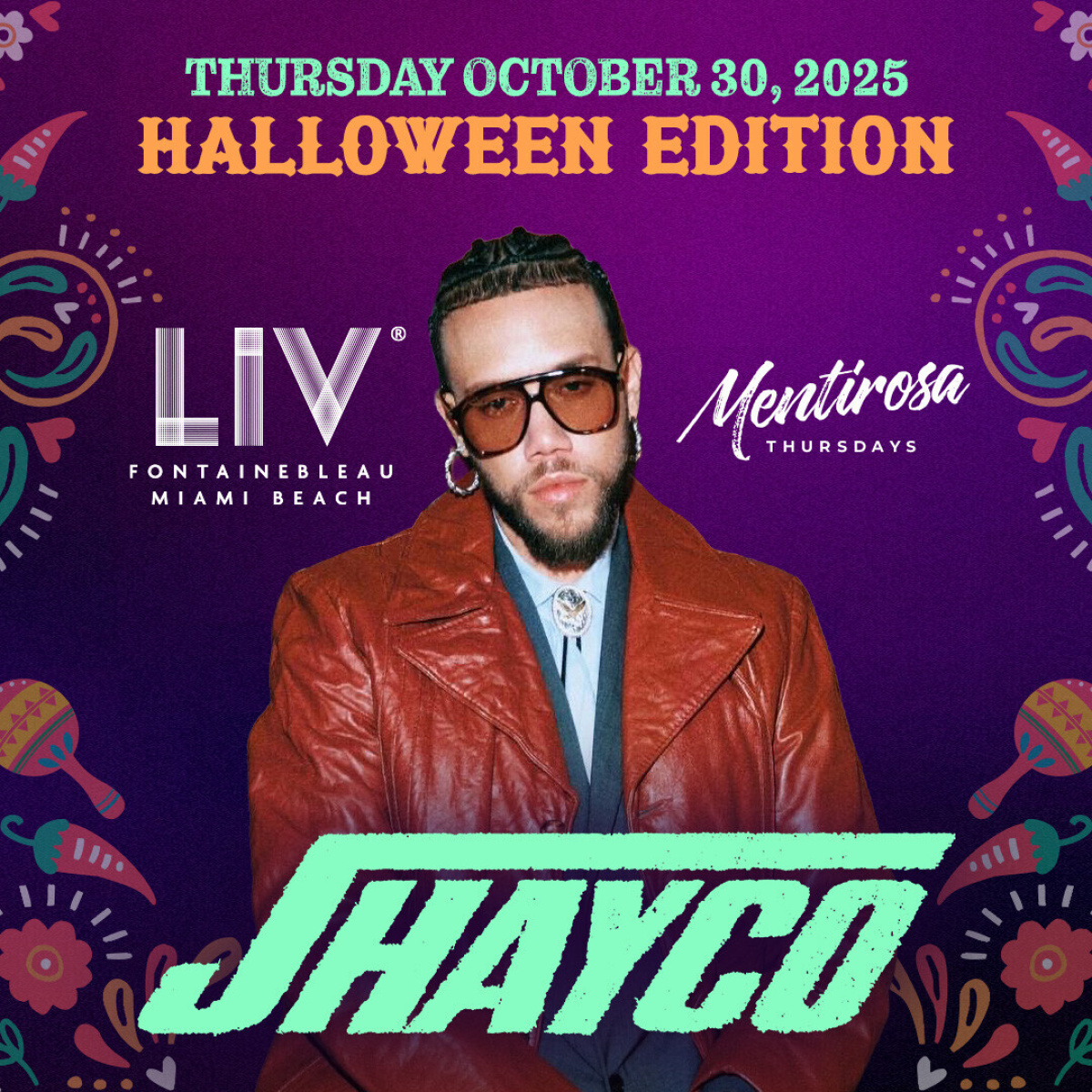 Jhayco at LIV Nightclub Miami, Thu, Oct 30