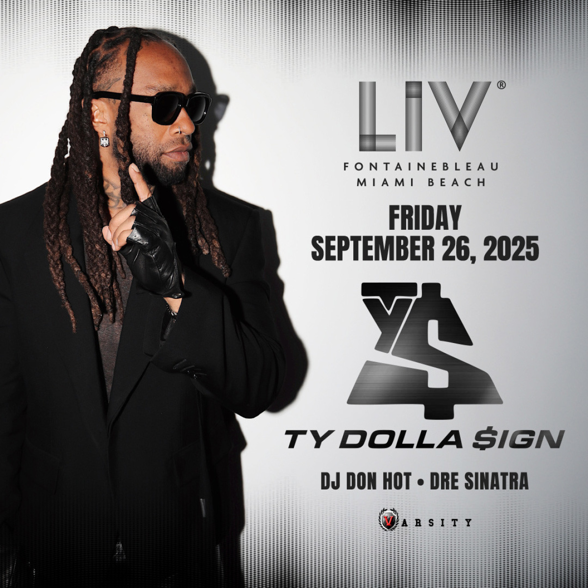 Ty Dolla $ign at LIV Nightclub Miami, Fri, Sep 26