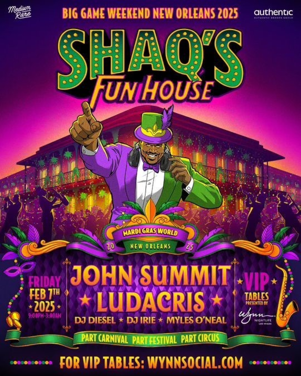 Shaq's Fun House - Event - Wynn Nightlife