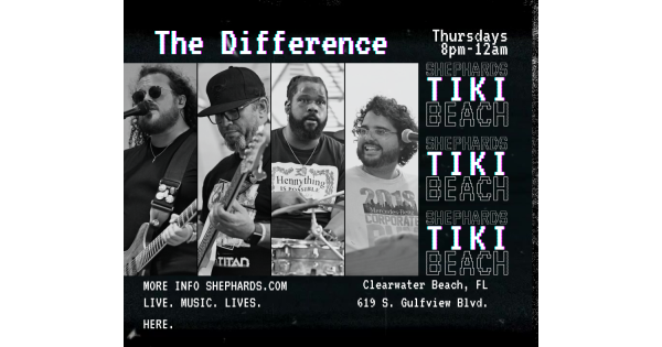 The Difference Band 8PM-Midnight - Tiki Beach
